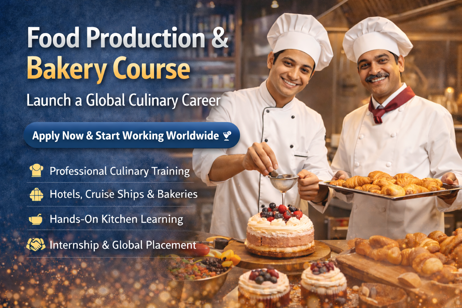 Food Production & Bakery Course | Culinary Career | Dream EduVision